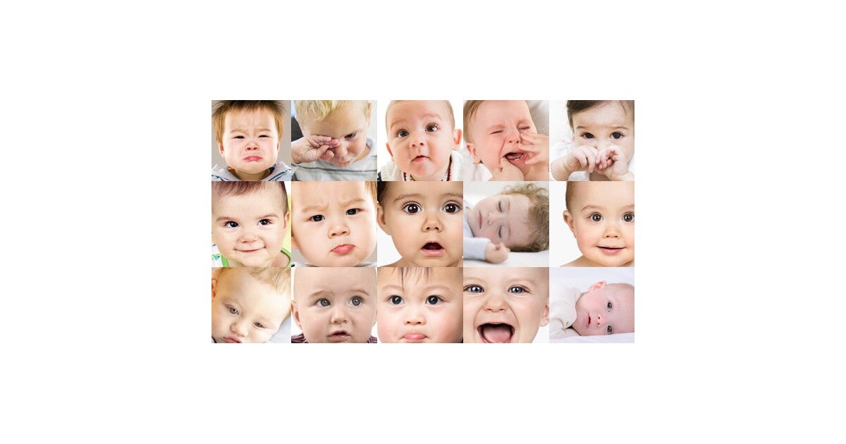 Les mimiques et grimaces de bébé | Guigoz