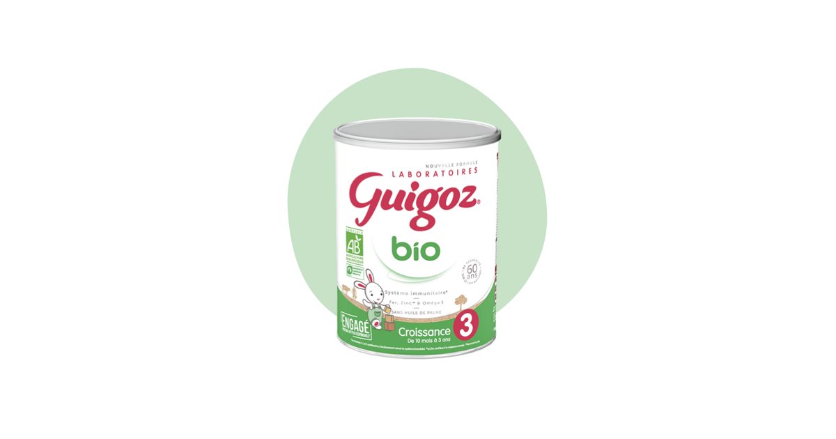 Lait de croissance GUIGOZ® Bio Croissance | Guigoz