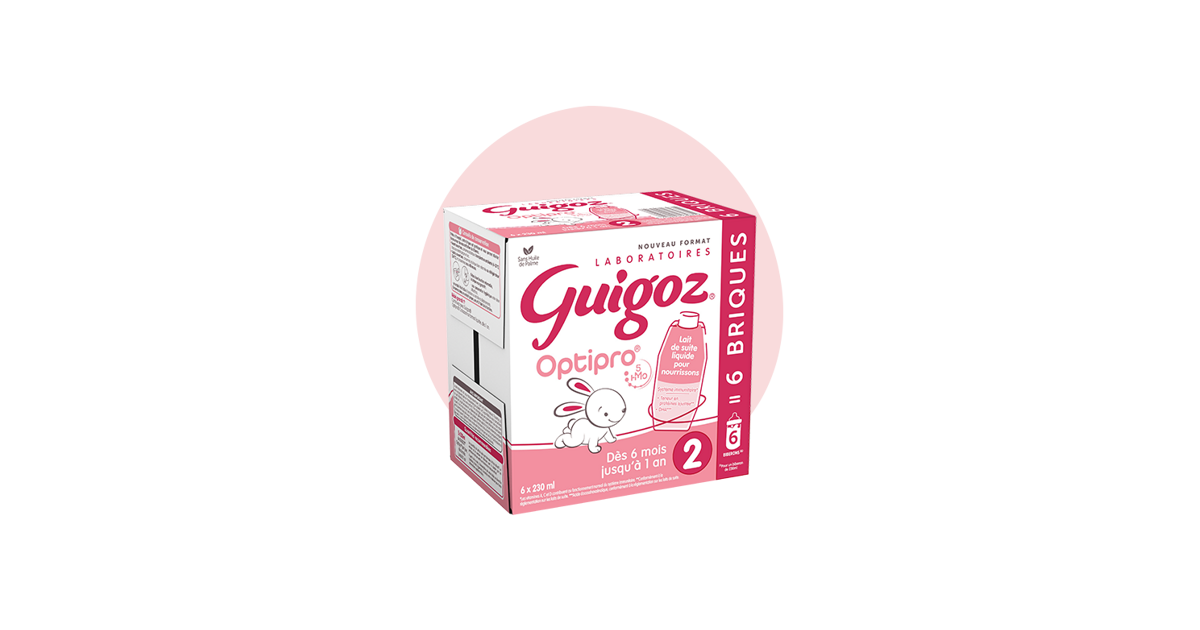 Lait 2ème âge liquide GUIGOZ® Optipro 2 | Guigoz